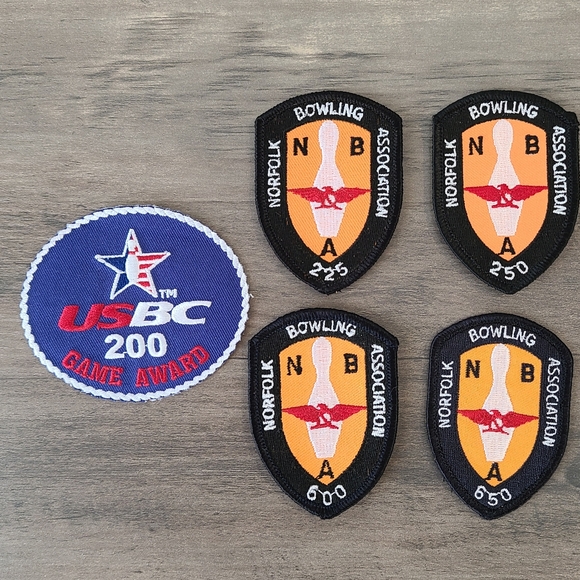 Other | Vintage Usbc Norfolk Bowling Association Patches ...